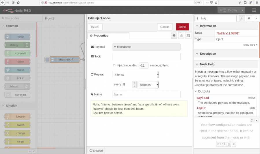 MISC-TN-007: Using Node-RED on SBCSPG to develop zero code applications - DAVE Developer's Wiki