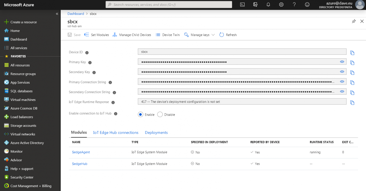 SBCX-TN-002: Running Microsoft Azure IoT Edge runtime - DAVE Developer ...